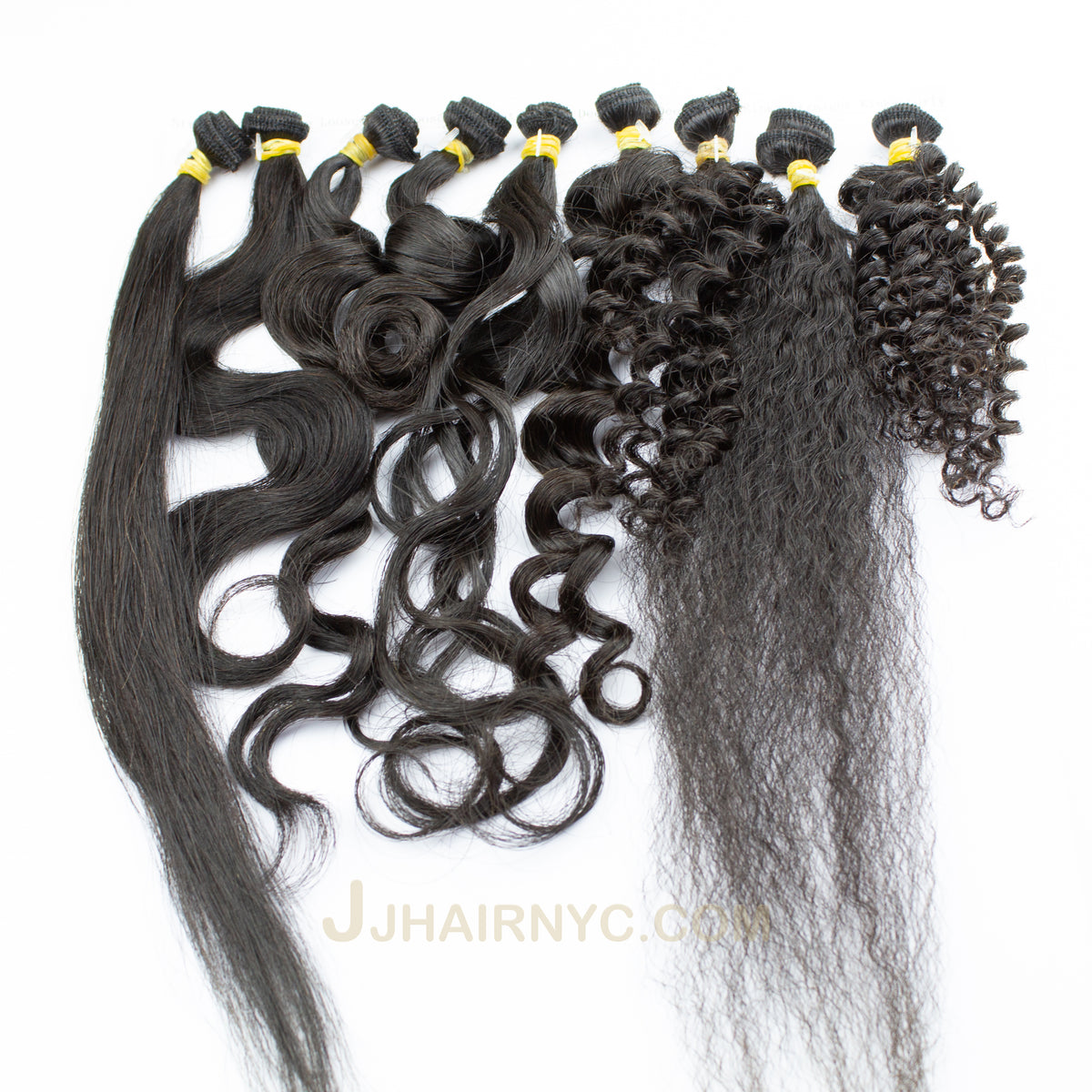 Virgin Hair Sample, 9 Textures Virgin Hair Sample Pack – Virgin Hair ...