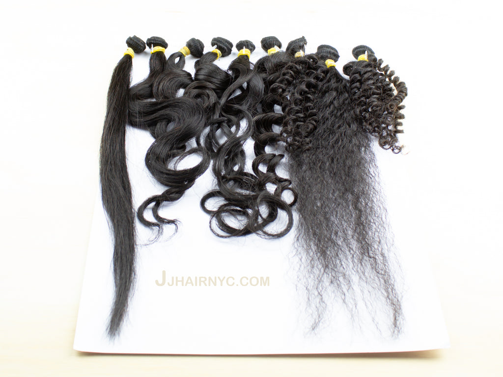 Virgin Hair Sample, 9 Textures Virgin Hair Sample Pack – Virgin Hair ...