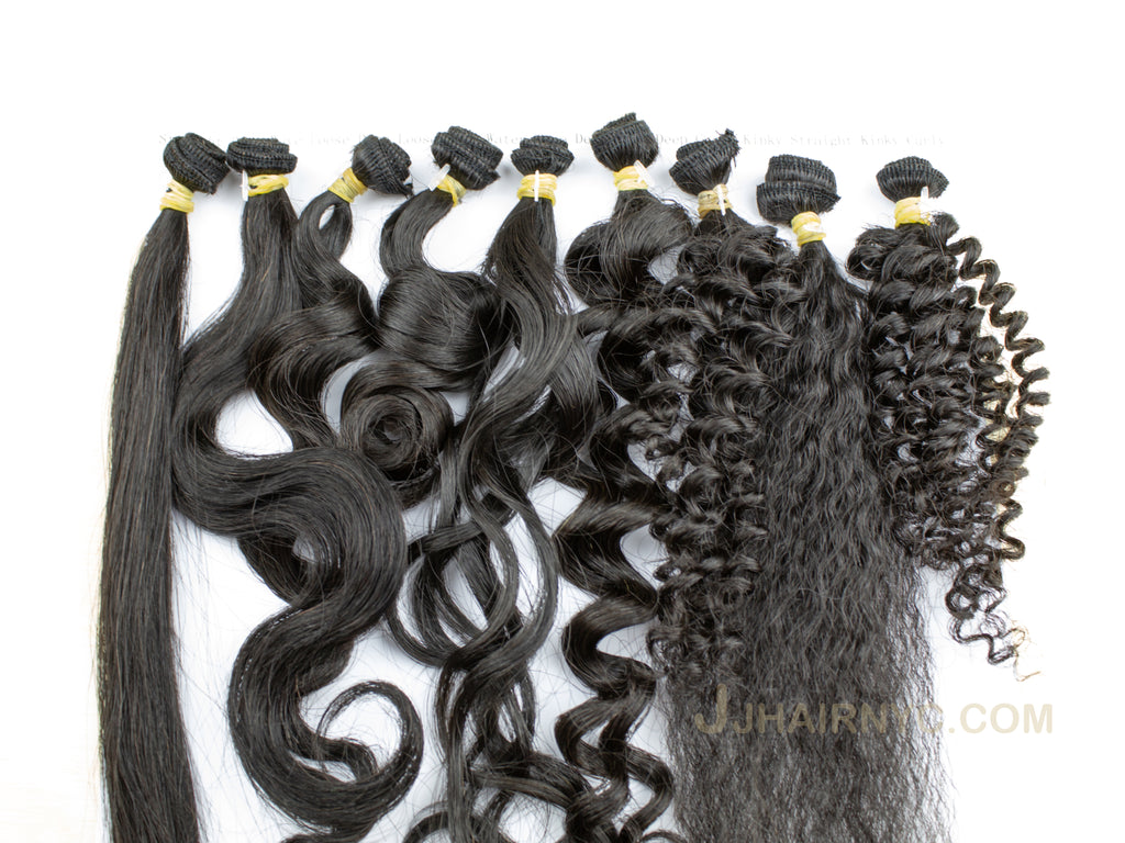 Virgin Hair Sample, 9 Textures Virgin Hair Sample Pack – Virgin Hair ...
